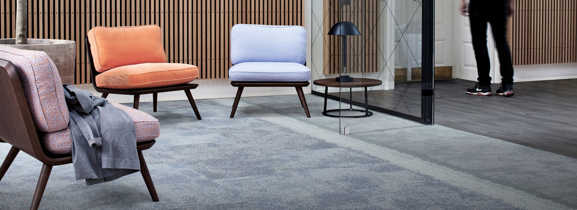 Composure Edge: Composure Collection Carpet Tile by Interface